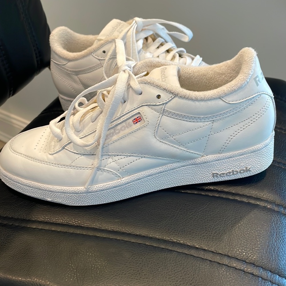 Reebok Classic White Leather Sneakers - Gem